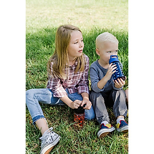 Simple Modern Kids Water Bottle Plastic BPA-Free Tritan Cup with Leak Proof Straw Lid | Reusable and Durable for Toddlers, Girls | Summit Collection | 12oz, Fox and the Flower