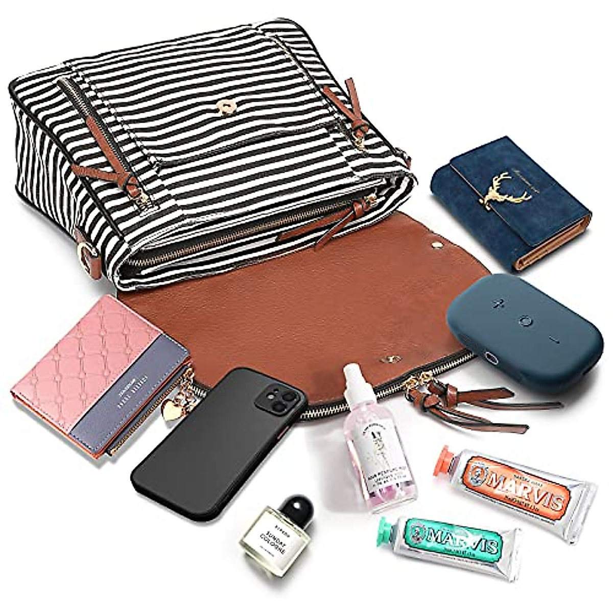 Crossbody Bags for Women, Large Capacity Canvas Travel Purses and Handbags for Women, Shoulder Messenger Bag for Daily Use