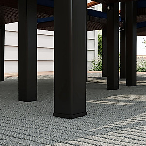 Outsunny 7 Pieces Patio Dining Set with Space-Saving Design, Wicker Patio Furniture Set Outdoor Dining Set with Acacia Wood Table Top, Cushions, for Backyard, Balcony, Garden, Deck, Black