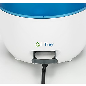 PureGuardian Ultrasonic Cool Mist Humidifier, 30 Hrs. Run Time, 0.5 Gal. Tank Capacity, 350 Sq. Ft. Coverage, Small Rooms, Quiet, Filter Free, Silver Clean Treated Tank, H940AR