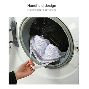 Large Bra Laundry Bags for Washing，Lingerie Bags for Washing Delicates ，Bra storage bag(Large-white) (2)