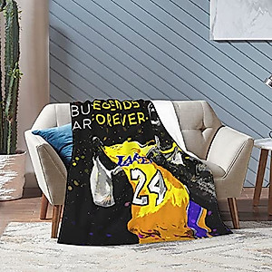 wanjun Blanket Ultra-Soft Flannel Blanket,Lightweight,Bed Throws All Seasons Warm Throw Blanket,Sofa,Room,Basketball Fans Gift. (50 inches x40 inches ), A1
