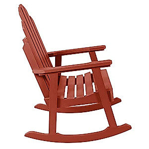 highwood Classic Westport Garden Rocking Chair, Rustic Red