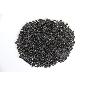 Bfenown Lot 100 pcs Replacement 3.5" HDD 6#-32 Flat Phillips Head Hard Drive Disk HDD Screws for comperter pc