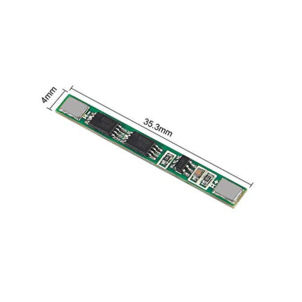 ALMOCN 10PCS 1S 3.7V 4A 18650 Charger PCB BMS Protection Board Li-ion Lithium Battery Protection Board