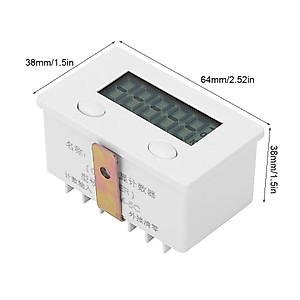 Garosa Tally Counter Digital Counter 5 Digit 0~99999 LCD Display Electronic Tally Counter Digit Number Lap Counter
