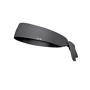 JUNK Brands London Fog Flex Tie Headband Grey