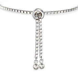 Ross-Simons 4.20 ct. t.w. Amethyst Bolo Bracelet in Sterling Silver