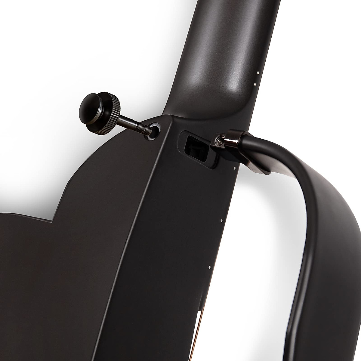 Enya NEXG Acoustic-Electric Carbon Fiber Audio Guitar Smart Acustica Guitarra for Adults with 50W Wireless Speaker, Preamp, Wireless Microphone, Hi-Fi Monitor Earphones, Strap, and Case(Black)