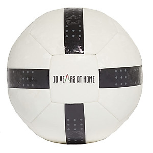 adidas unisex-adult Juventus Turin Club Home Soccer Ball White/Black/Matte Gold/Grey 5