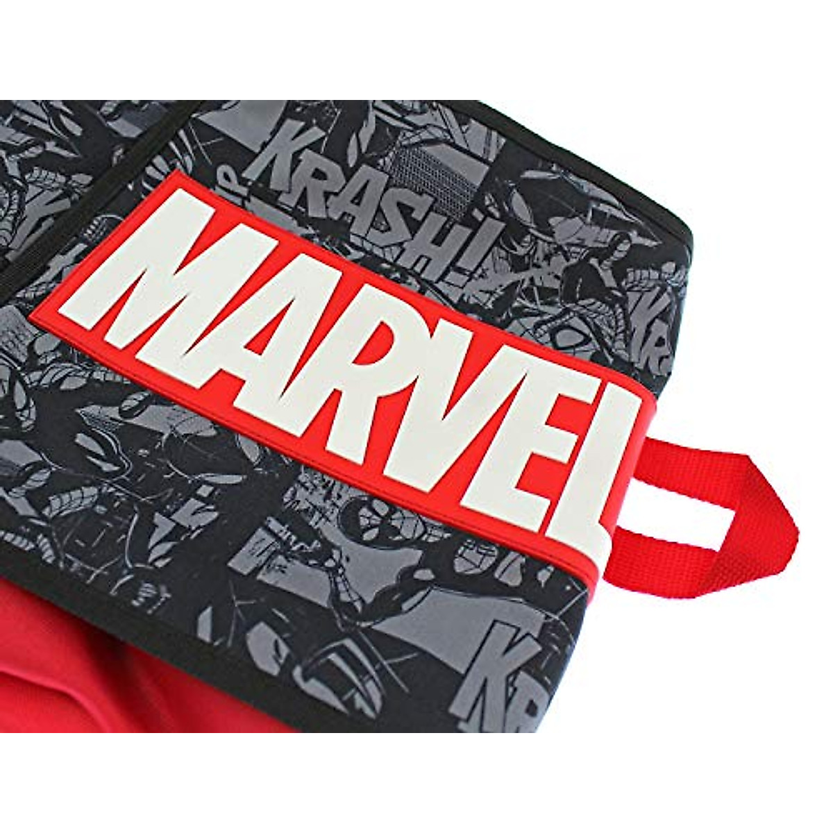 Marvel Spiderman Backpack Front Flap Compartment Travel Laptop Backpack With 3D Molded Marvel Logo