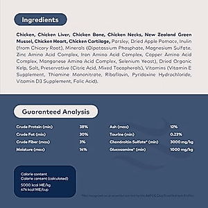 ZIWI Peak Air-Dried Dog Food – All Natural, High Protein, Grain Free and Limited Ingredient with Superfoods (Chicken, 8.8 lb)