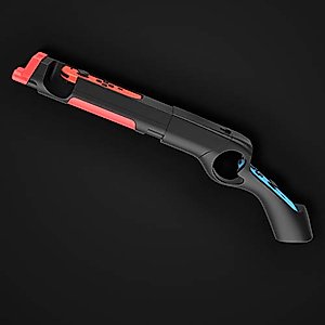 GH Joy con Gun Controller for Nintendo Switch (OLED) Shooting Games, Resident Evil, Cabela's, Sniper Elite, Doom, Hunting Simulator, Wolfenstein, Payday, Joycon Gun Grip Black
