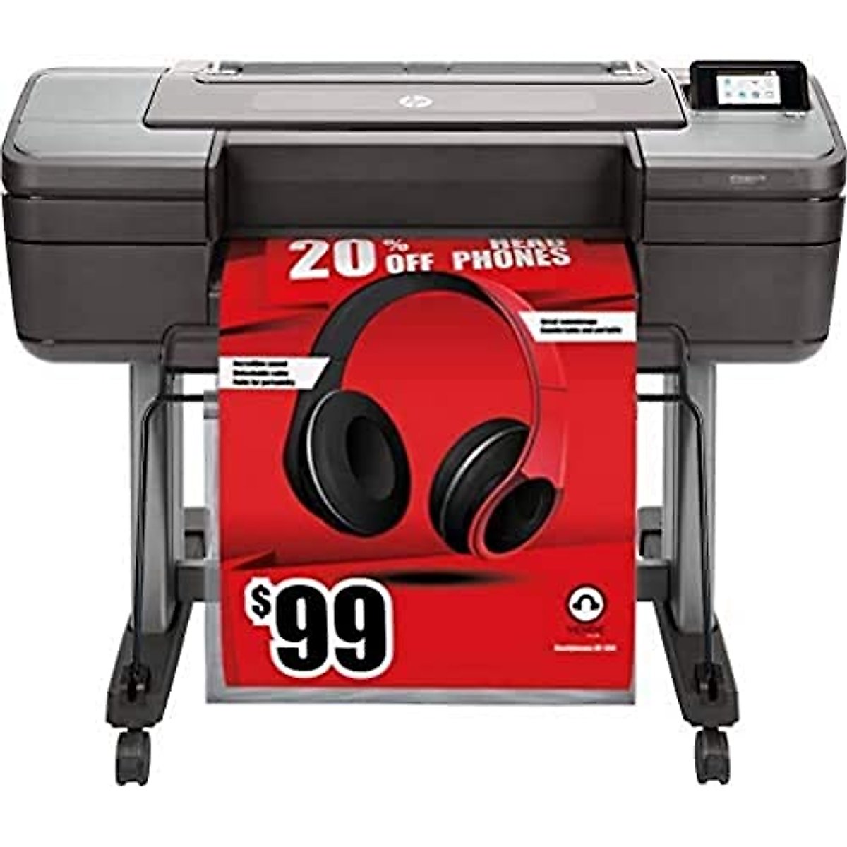 HP DesignJet Z6 Large Format Postscript Graphics Printer - 24", with Advanced Security Features (T8W15A)