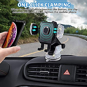 eing Car Phone Mount Holder Dashboard Air Vent Windshield,Compatible with iPhone 12/11/11 Pro/8 Plus/8/SE/X/XR/XS/7 Plus Samsung S20/S10/S9/S8,Moto,Huawei,Nokia,LG,Smartphones,Silver