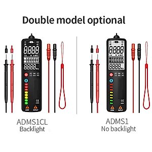 Digital Multimeter Dual Mode LCD Non Contact Voltage Detector 2000 Digits AC/DC 400V Auto Range Voltage Resistance Frequency Tester Electrical Tester Meter