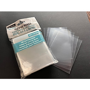 Sleeve Kings Card Game Card Sleeves (63.5x88mm) - 110 Pack, 60 Microns