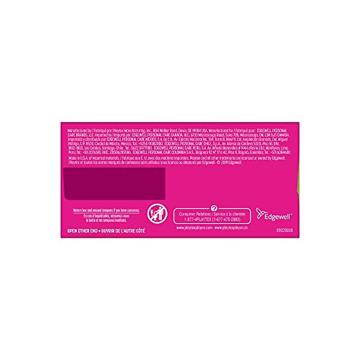 Playtex Sport Tampons, Regular Absorbency, Fragrance-Free - 18ct