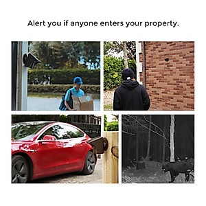 eMACROS 1/2 Mile Long Range Solar Wireless Driveway Alarm Outdoor Weather Resistant Motion Sensor & Detector-Security Alert System-Monitor & Protect Outside Property