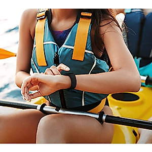 Fitbit Charge 4 Advanced Fitness Tracker W/Built-in GPS, Pay, 24/7 Heart Rate Tracking, Sleep Score, 7 Days Battery - US Model (Black & Blue S/L Bands Included) Storm Blue