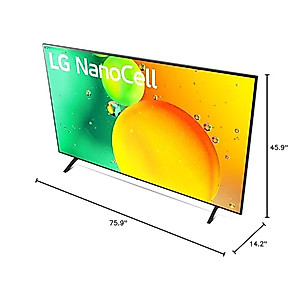 LG 86-Inch Class NANO75 Series Alexa Built-in 4K Smart TV, Black