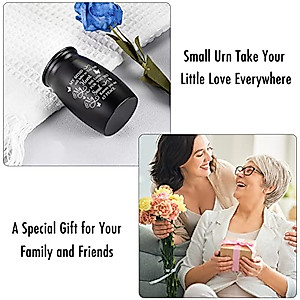 3 Inches Small Urns for Human Ashes Aluminum Keepsake Urns for Human Ashes Mini Urns for Human Ashes