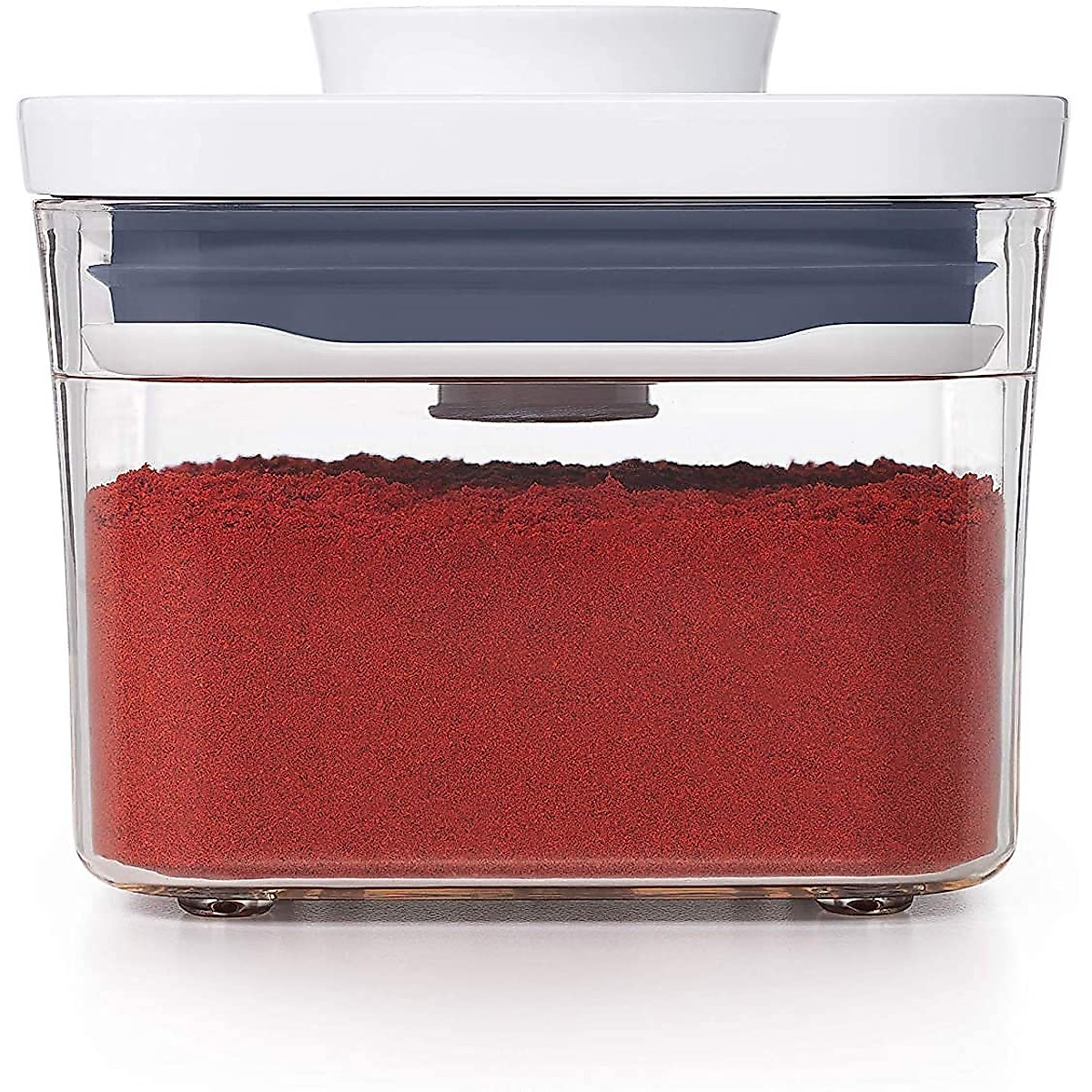 OXO Good Grips POP Container - Airtight Food Storage - 0.4 Qt Square (Set of 4) for Dried Herbs and More