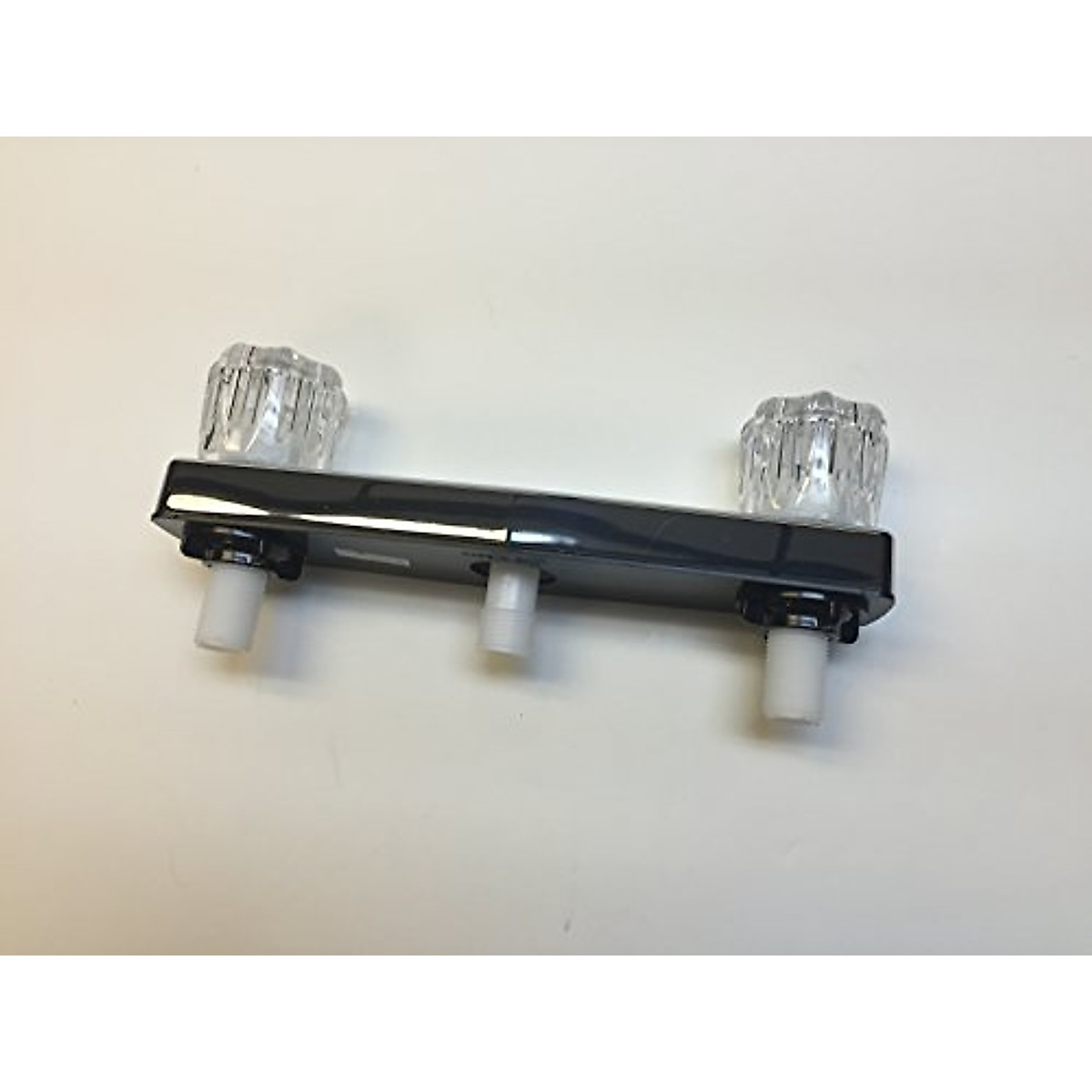 StoneCrest Dual Control 8" Non-Metallic Exposed Shower Faucet, Chrome Finish