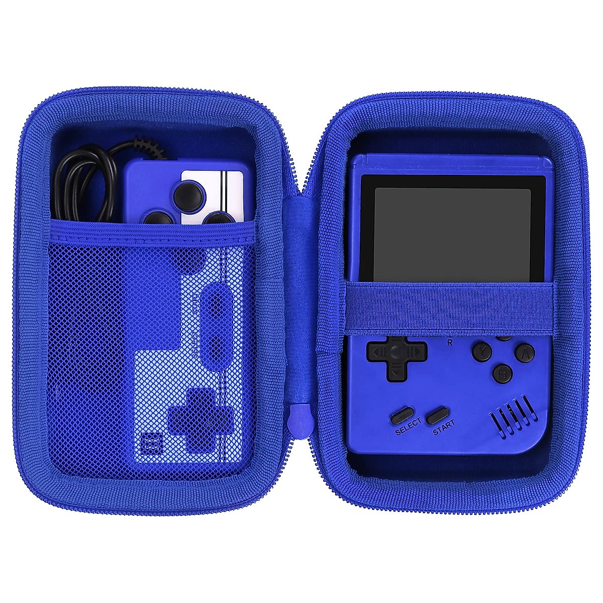 Aenllosi Hard Travel Case Replacment for Trovono/JAFATOY/GAMPLAE/Anyando/HIJJJPS Retro Game Handheld Console,Portable Video Games Systems Case,Mini Handheld Game Console Organizer(Blue,Case Only)