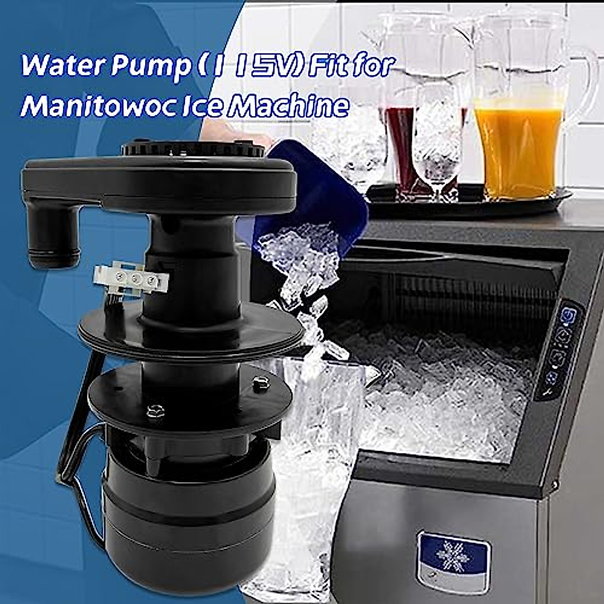 2008929 Ice Machine Water Pump Compatible with Manitowoc Ice Machines 8251129 2007679