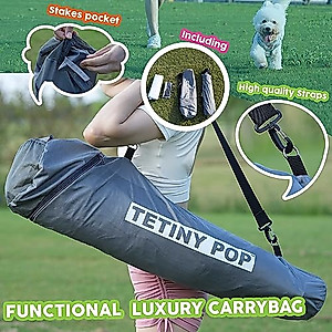 Large Pop Up Children Playpen Easy Set-Up Baby Travel Beach Tent Toddler Indoor Play House and Outdoor Play Tent with UPF50+ Kids Bacyard Tent with 6 Stakes