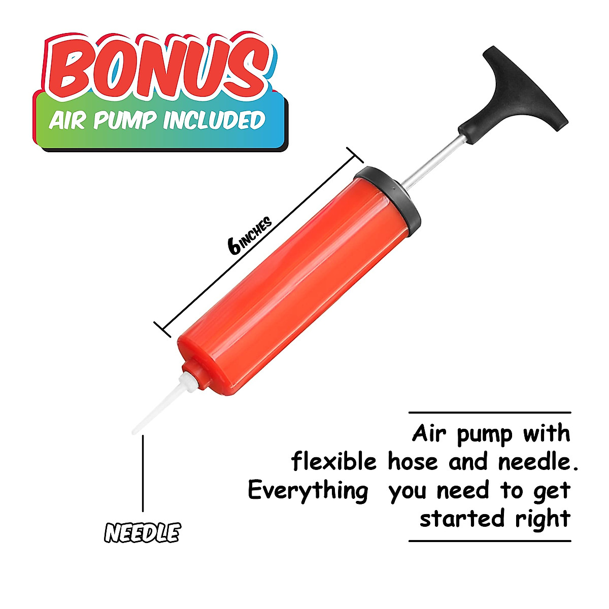 BESTKID BALL Indoor 3 Mini Balls Set - Inflatable Small Basketball Soccer Ball Football - Included Pump and Needle - Rubber Material - Ideal Gifts for Toddlers Kids Boys Girls 6 inch (Original)