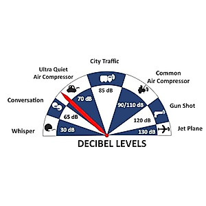 California Air Tools 10020C Ultra Quiet Oil-Free and Powerful Air Compressor, 2 HP