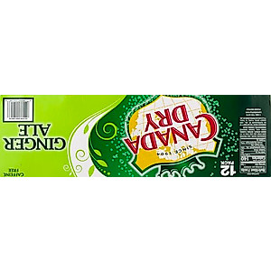 Canada Dry Ginger Ale Soda, 12 fl oz cans (Pack of 12)