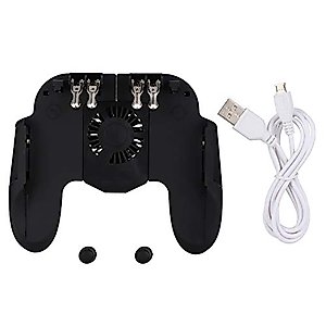 Heat Dissipation Mobile Phone Gamepad, Perfect Cooling Effect Gaming Handle, Mobile Phone Game Controller with Fan, Protect Mobile Phone for Home