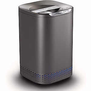 ABUSA NAGUALEP 2.5L Kitchen Food Cycler Compost Bin Kitchen Electric Composter to Transform Waste into Natural Fertilizer for Garden Auto-Stop/Odorless/Quiet Food Waste Compost Machine(Gray)