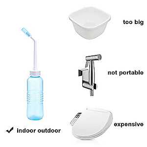 Bidet Bottle Portable Bidet Sprayer Large Bidet Bottle 560 ML