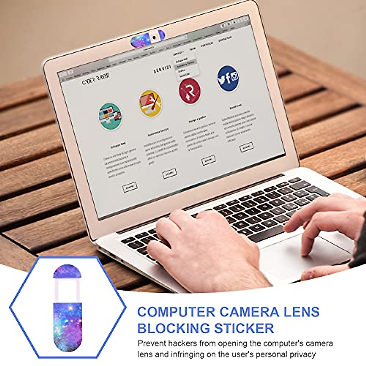 SOLUSTRE Phone Camera Camera Visual Blocker Apply to Computer Slim and Privacy Webcam Slide Laptop Tablet Smartphone Ultra Delicate Thin Your Web Camera Camera Cover