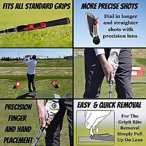 GripIt Rite Golf Grip for Teaching Correct Gripping Position Using Your Own Club (Men's Left)