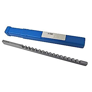 WSF-TOOLS, 3/16 B Push-TypeKeyway Broach Inch Size with Shim Broaching Cutter Cutting Tools for CNC Machine