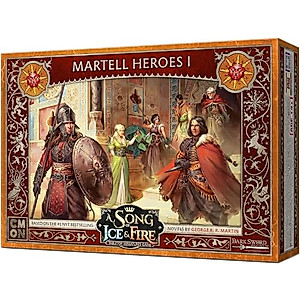 A Song of Ice and Fire Tabletop Miniatures Game Martell Heroes I Box Set (Multilingual Edition) - Strategy Game for Adults, Ages 14+, 2+ Players, 45-60 Minute Playtime, Made by CMON