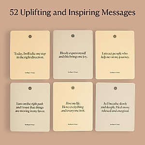 Intelligent Change Mindful Affirmations, 52 Positive Affirmation Cards for Women with Display Stand, Daily Affirmations for Inspiration, Mindfulness & Self Care, Unique Gifts for Women and Men