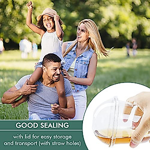 PartyMars [50 Set] 10oz Ice Cream Cups With Dome Lids - For Ice Cream Cups, Snack bowl, yogurt con granola and Take Away Food Container and Desserts