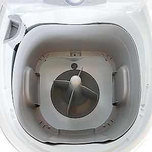 The Laundry Alternative Poseidon Portable Washer - Small Washing Machine for Apartment Living & RV Travel with Real Agitator & Innovative Foldable Design - Compact Washer Ideal for Limited Spaces
