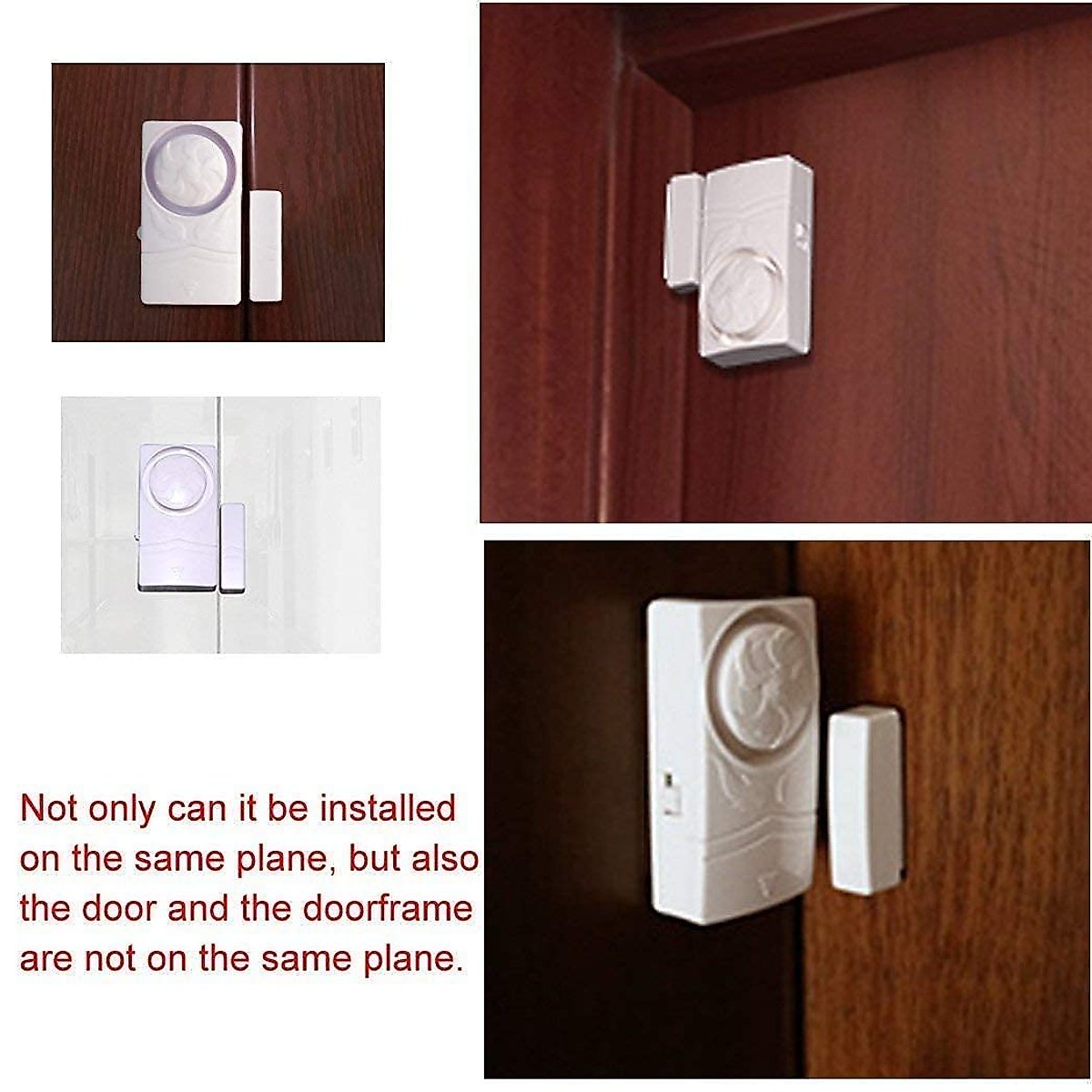 HENDUN Bundles of Wireless Door Alarm 2 Sets with Remote and 4 Sets Without Remote