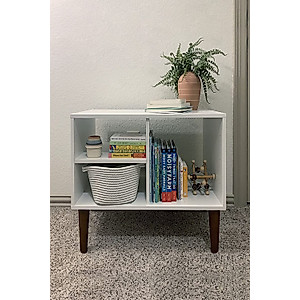 8 Inch Wood Furniture Legs Sofa Legs Set of 4, Brown Wooden Furniture Feet Couch Legs, Mid Century Modern Dresser Replacement Feet for Chair Cabinet Armchair Table Or Home DIY Projects Bun Feet