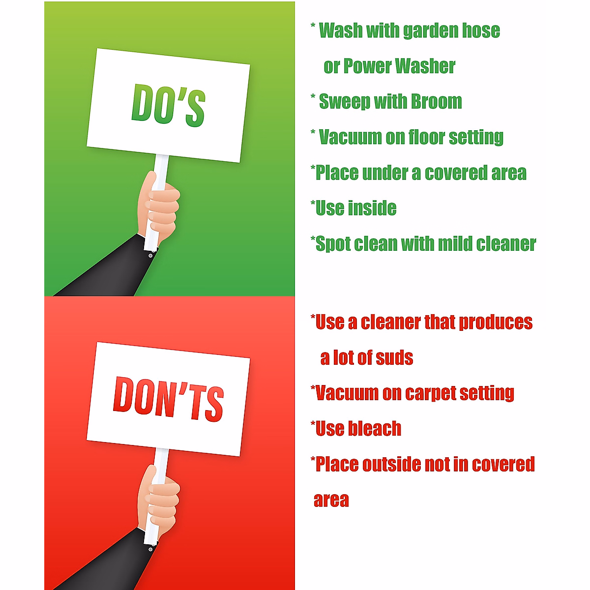 Caroline's Treasures DAC2625JMAT Bullmastiff Cozy Christmas Doormat Front Door Mat Indoor Outdoor Rugs for Entryway, Non Slip Washable Low Pile, 24H X 36W