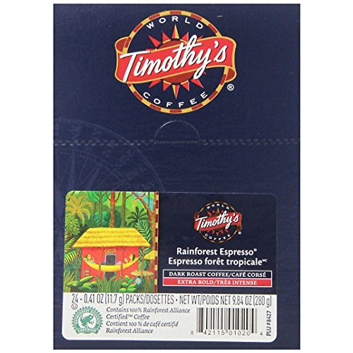 Timothy's World Coffee Rainforest Espresso K-Cup, 24 Count (Pack of 2)
