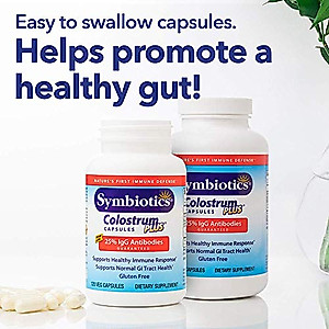 Symbiotics Colostrum Capsules Plus, Supports Healthy Immune Response (120 Capsules)