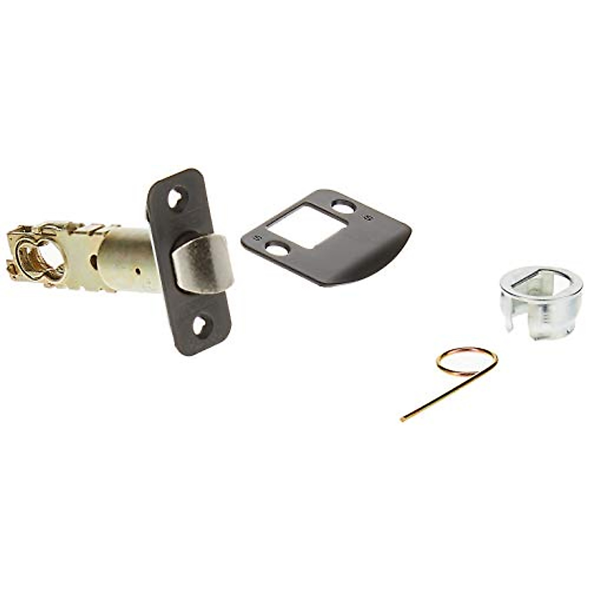 Schlage Lock KNOB Passage Bowery MAT Black F10BOW622